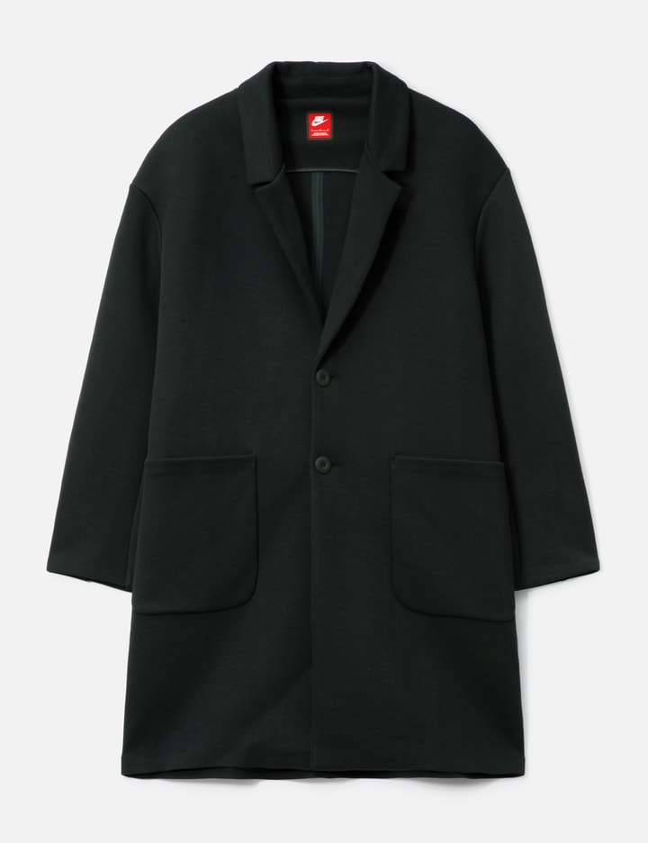 Nike Nike Tech Fleece Reimagined - Loose-fit black fleece jacket with ...