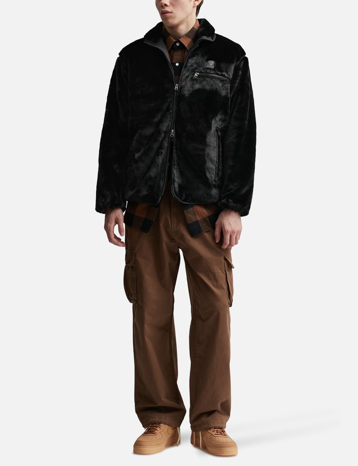 South2 West8 - Micro Fur Piping Jacket | HBX