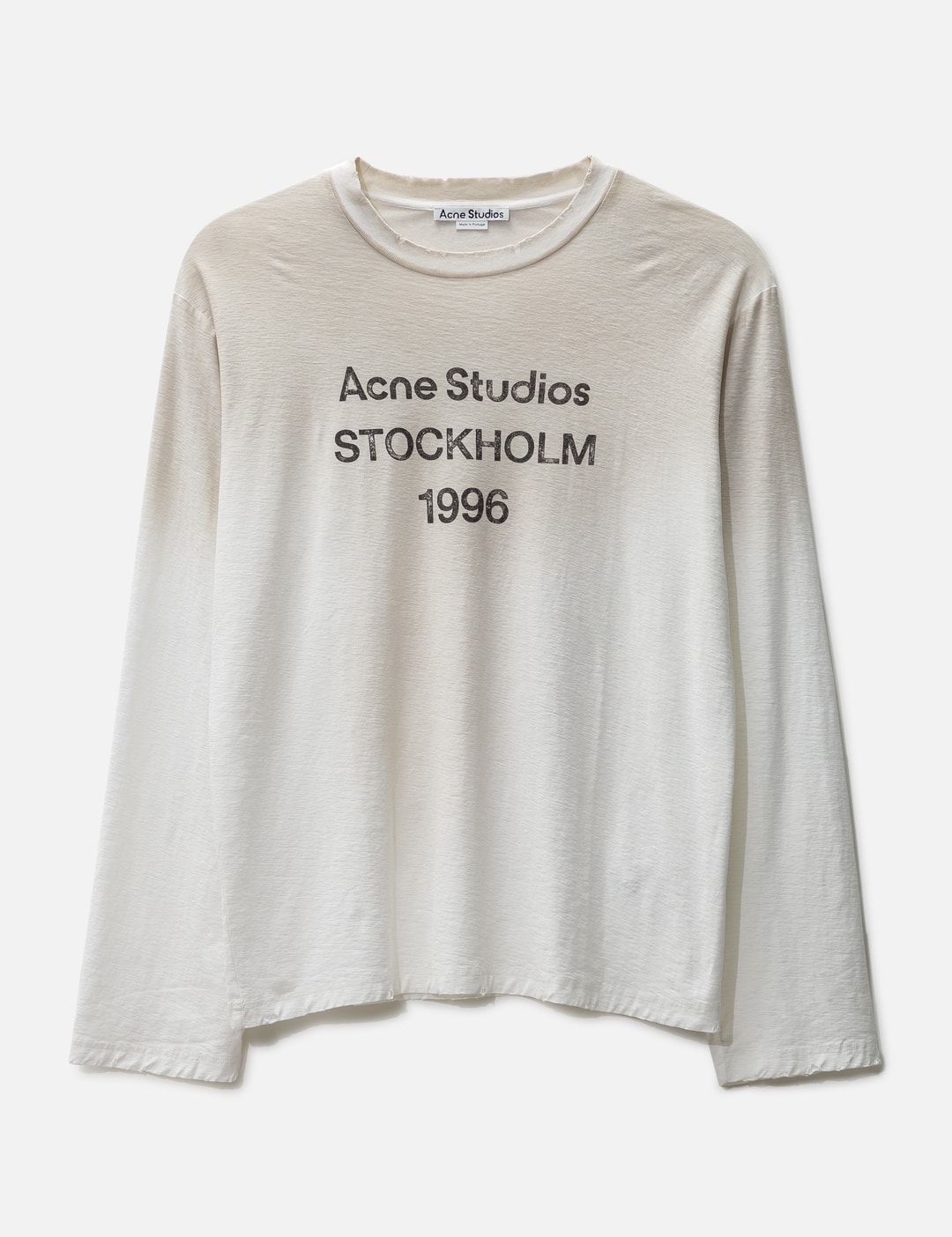 Acne Studios - Logo Long Sleeve T-shirt | HBX - Globally Curated ...