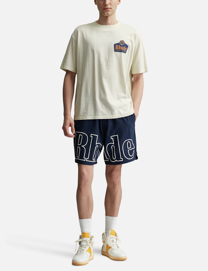 Rhude - Logo Track Short | HBX - Globally Curated Fashion and Lifestyle ...