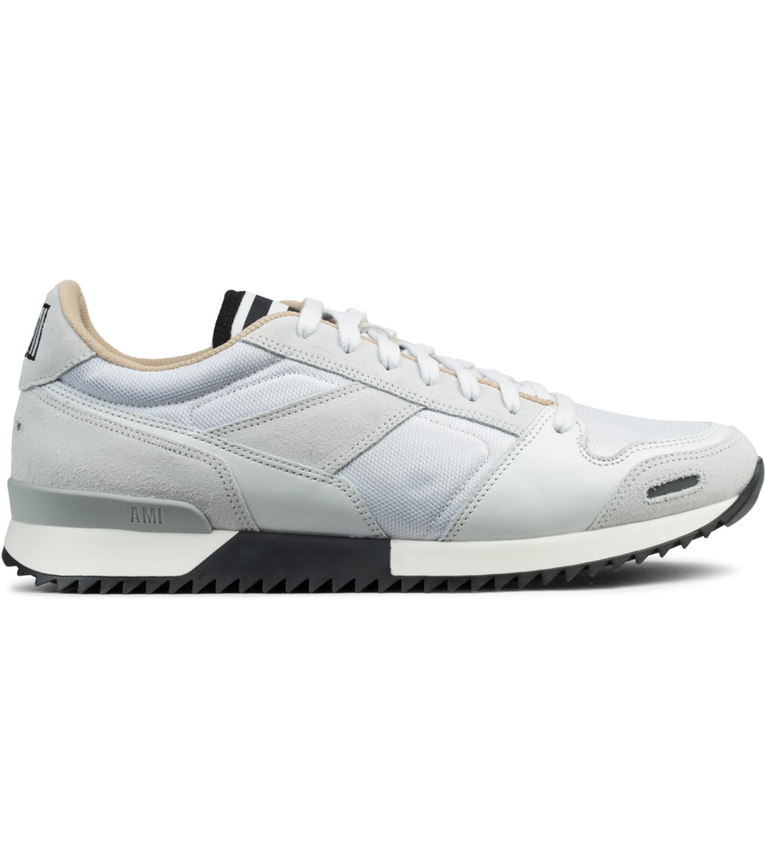 Ami - White Running Sneakers | HBX - Globally Curated Fashion and ...