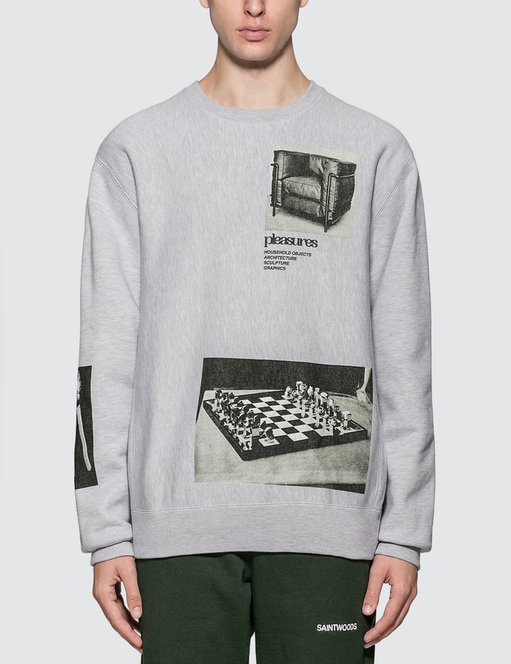 Pleasures - Deco Premium Crewneck | HBX - Globally Curated Fashion and ...