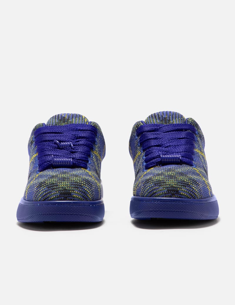 Burberry - Check Knit Box Sneakers | HBX - Globally Curated Burberry - Check Knit Box Sneakers | HBX - Globally Curated