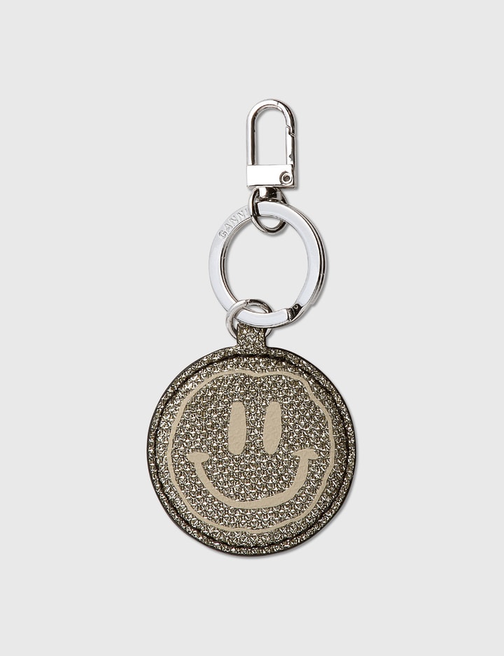 Ganni - Banner Smiley Glitter Keychain | HBX - Globally Curated Fashion ...