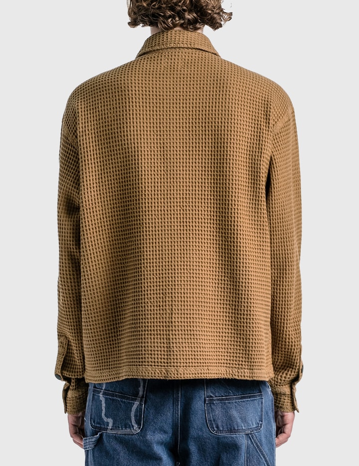 Brain Dead - WAFFLE SNAP FRONT SHIRT | HBX