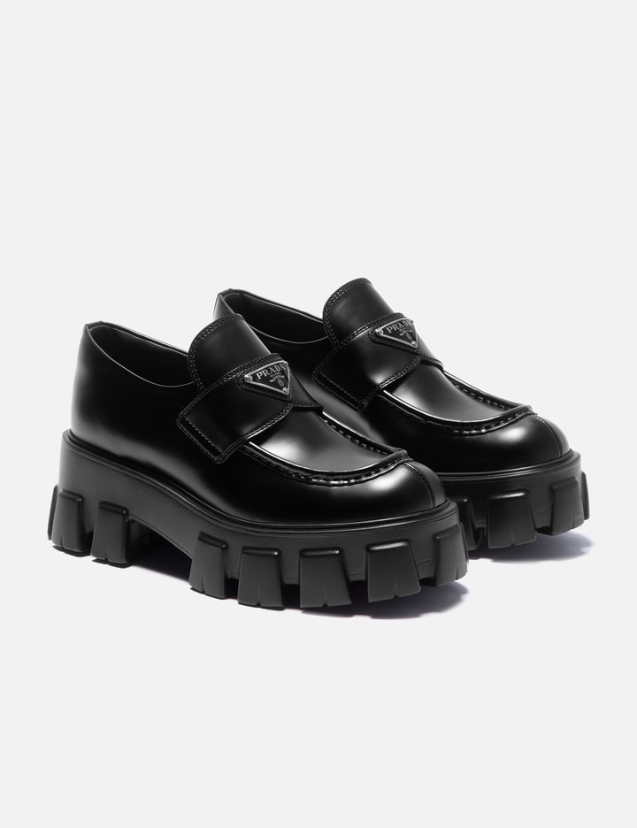 Prada - MONOLITH LOAFERS | HBX - Globally Curated Fashion and Lifestyle ...