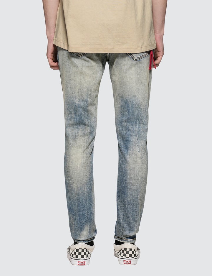 Profound Aesthetic - Earth Washed Destroyed Denim Jeans | HBX