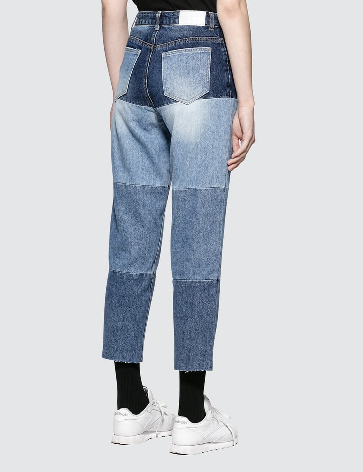 SJYP - Multi Tone Jeans | HBX - Globally Curated Fashion and Lifestyle ...