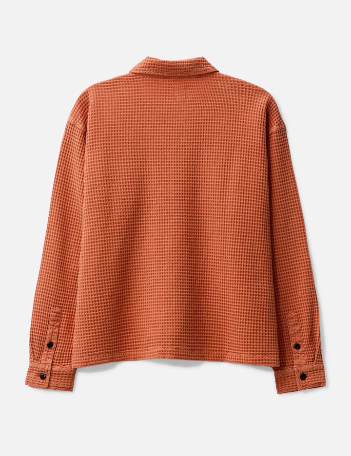 Brain Dead - WAFFLE BUTTON FRONT SHIRT | HBX