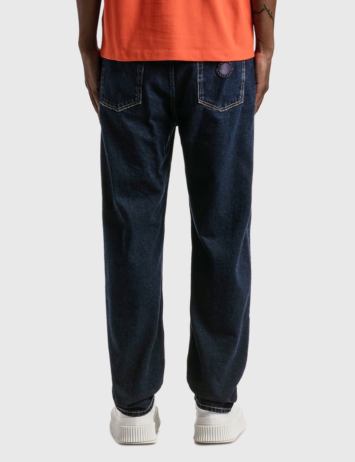 Moncler - Outline Logo Denim Trousers | HBX