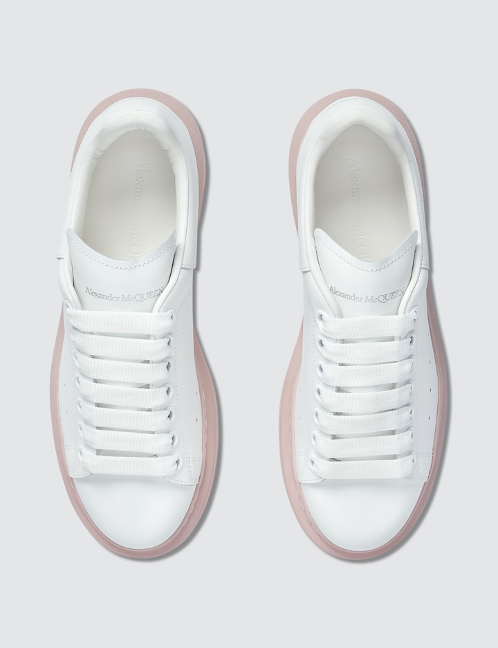 Alexander McQueen - Raised-Sole Low-Top Leather Trainers | HBX