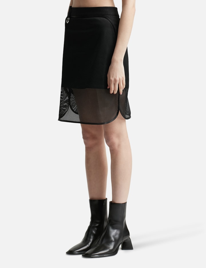 Private Policy - Mesh Denim Double-Layer Skirt | HBX