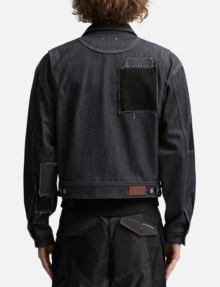 Andersson Bell - PATCHWORK WAVE TUCK DENIM JACKET | HBX - HYPEBEAST 為您搜羅全球潮流時尚品牌