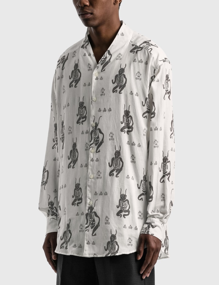 Sasquatchfabrix. - “MAYOKE” Wa-Neck Big Long Sleeve Shirt | HBX