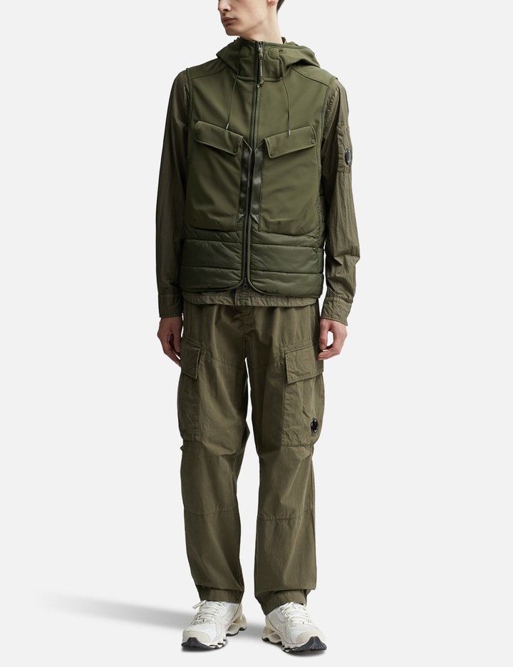 C.P. Company - C.P. Shell-R Mixed Goggle Vest | HBX - Globally Curated Fashion and Lifestyle by ...