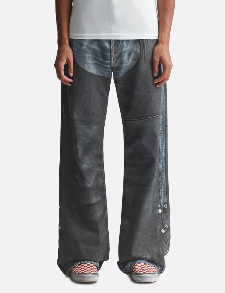 Acne Studios - Trompe Loeil Chaps Jeans | HBX