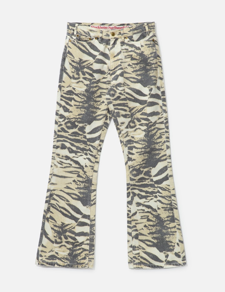 Stockholm Surfboard Club - Printed Bootcut Jeans | HBX