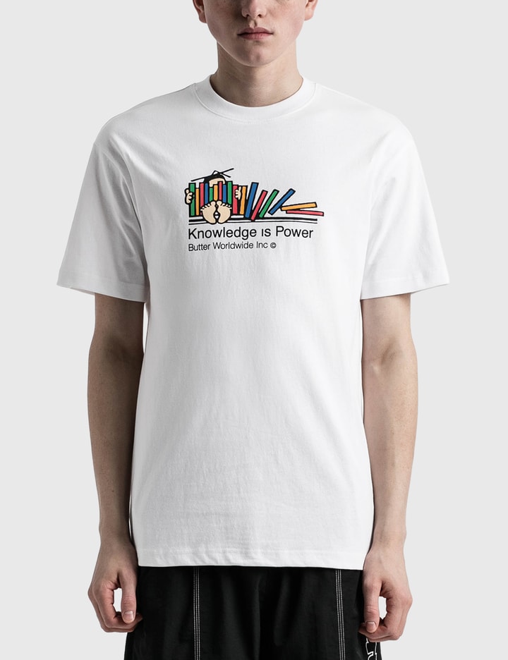 Butter Goods - Knowledge Is Power T-shirt | HBX - Globally Curated ...