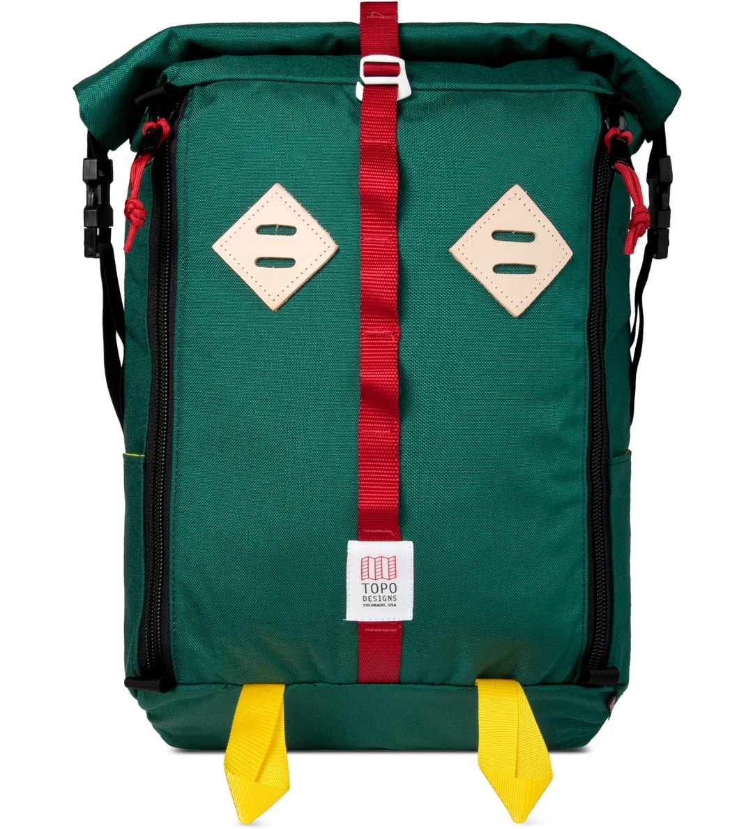 TOPO DESIGNS - Teal Roll Top Backpack | HBX - Globally Curated Fashion ...