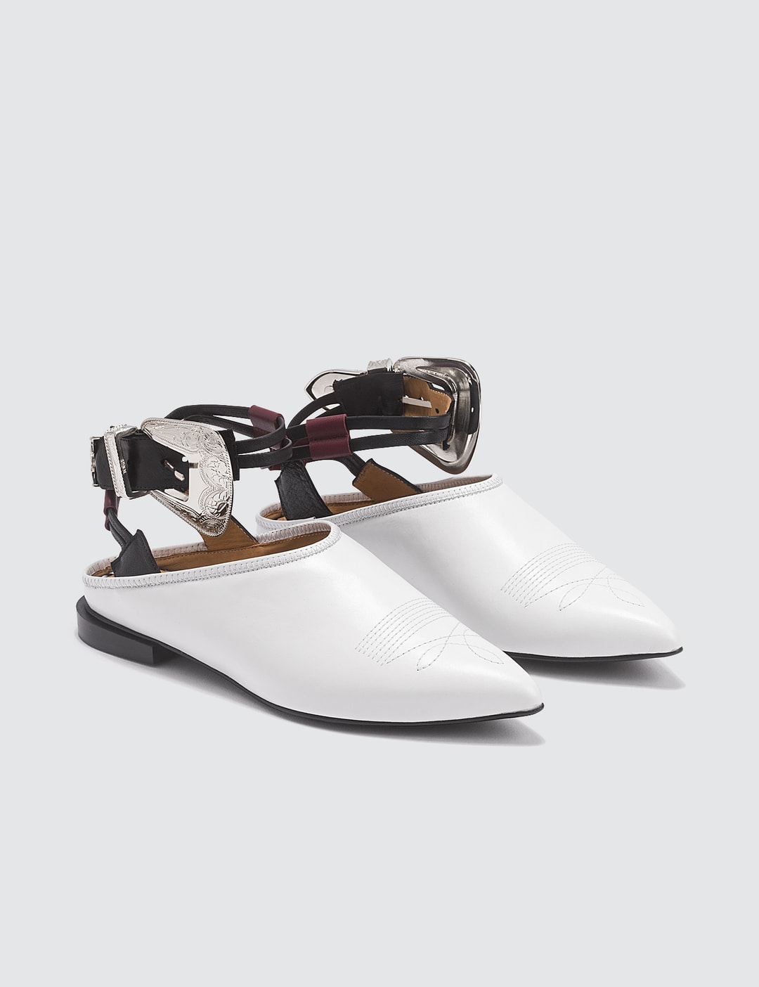 Toga Pulla - Buckle Mules | HBX - Globally Curated Fashion and ...