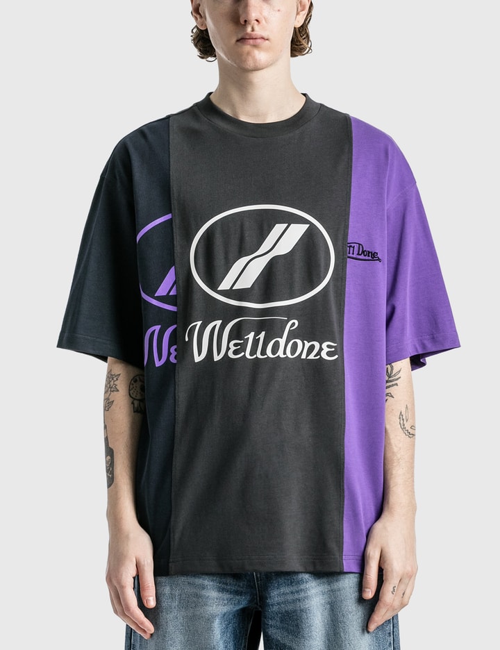 We11done - Remake 3 Panel Reflective Logo T-shirt | HBX - Globally ...
