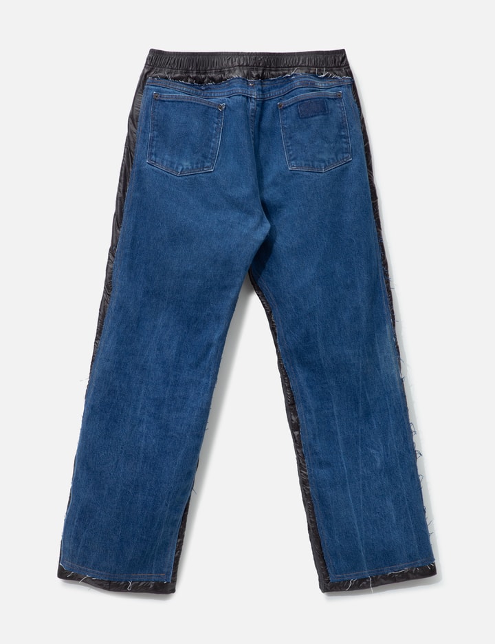 Needles - JEAN PANT COVERED PANT | HBX - Globally Curated Fashion and ...
