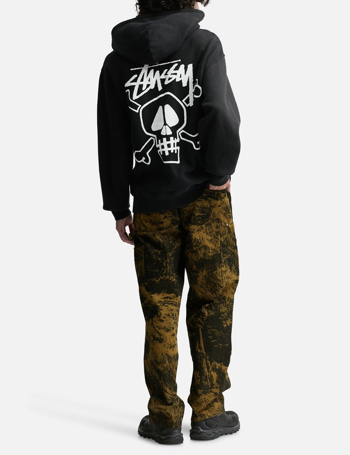 Stüssy - Skull And Bones Pigment Dyed Hoodie | HBX