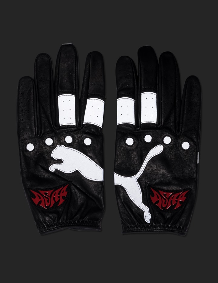 Puma PUMA x A$AP ROCKY Gloves - Leather gloves with reflective details ...
