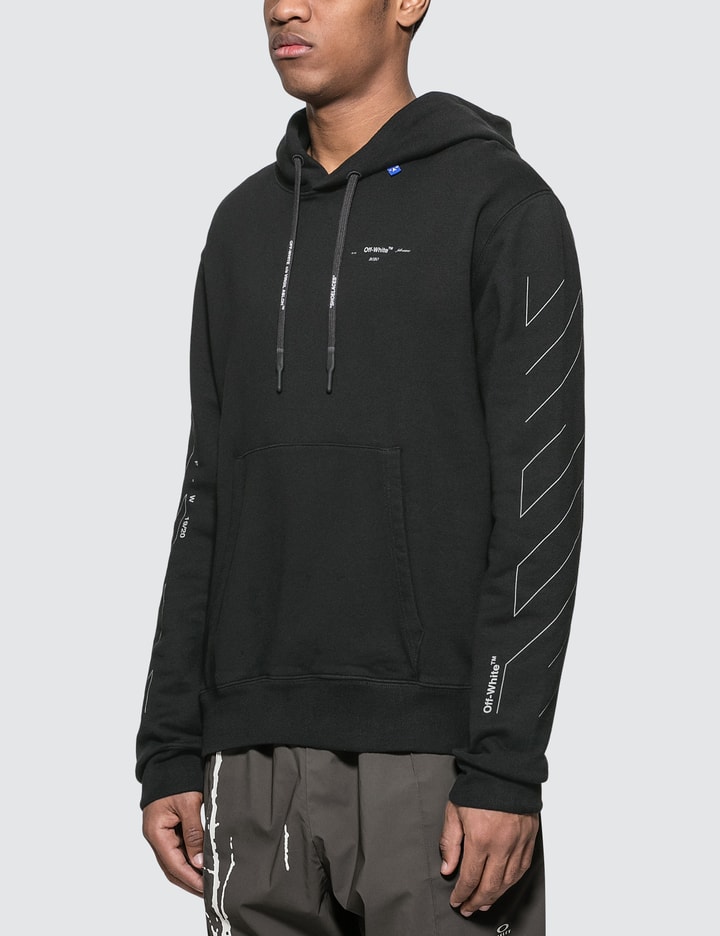 Off-White™ - Diagonals Unfinished Slim Hoodie | HBX