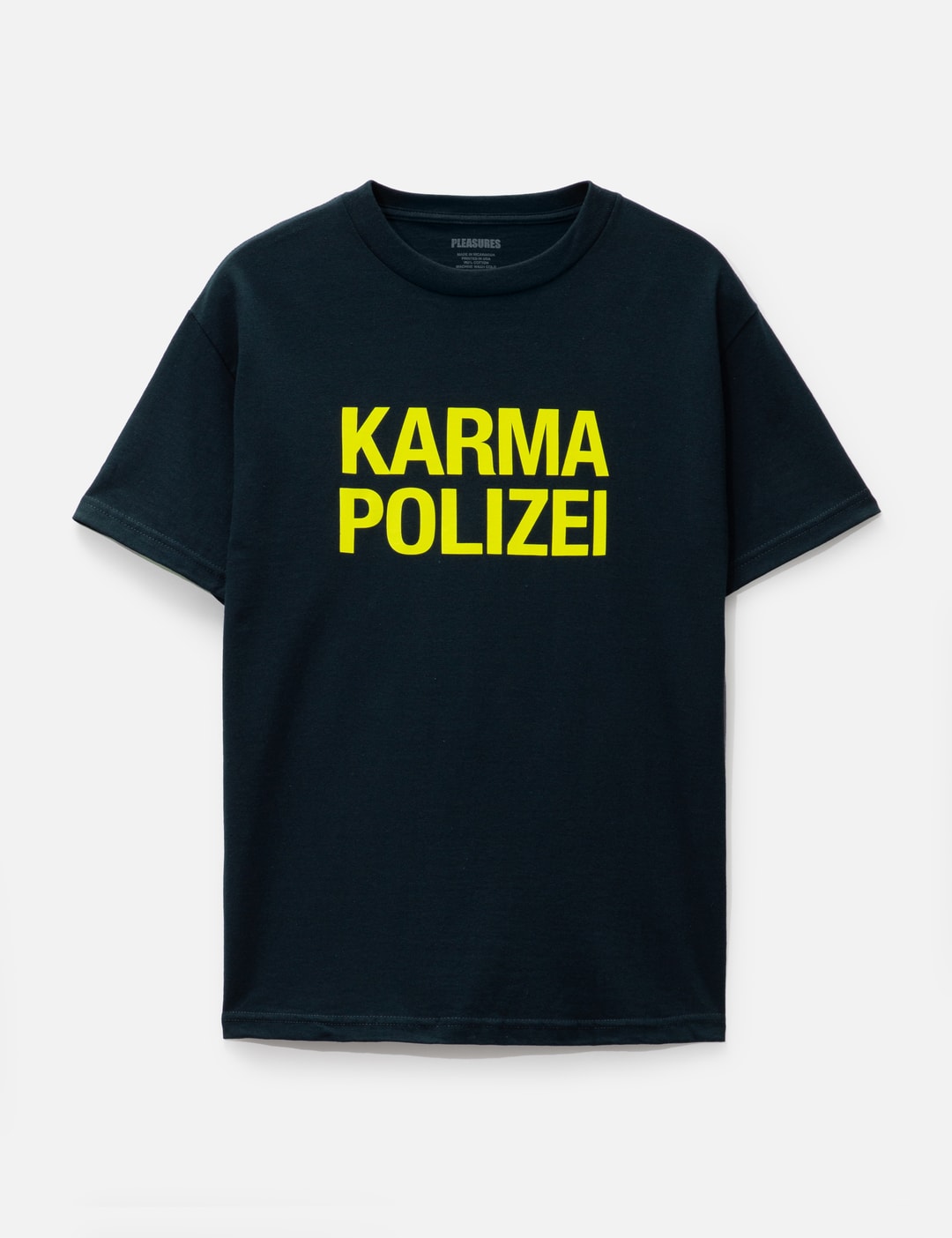 Pleasures - KARMA T-SHIRT | HBX - Globally Curated Fashion and ...