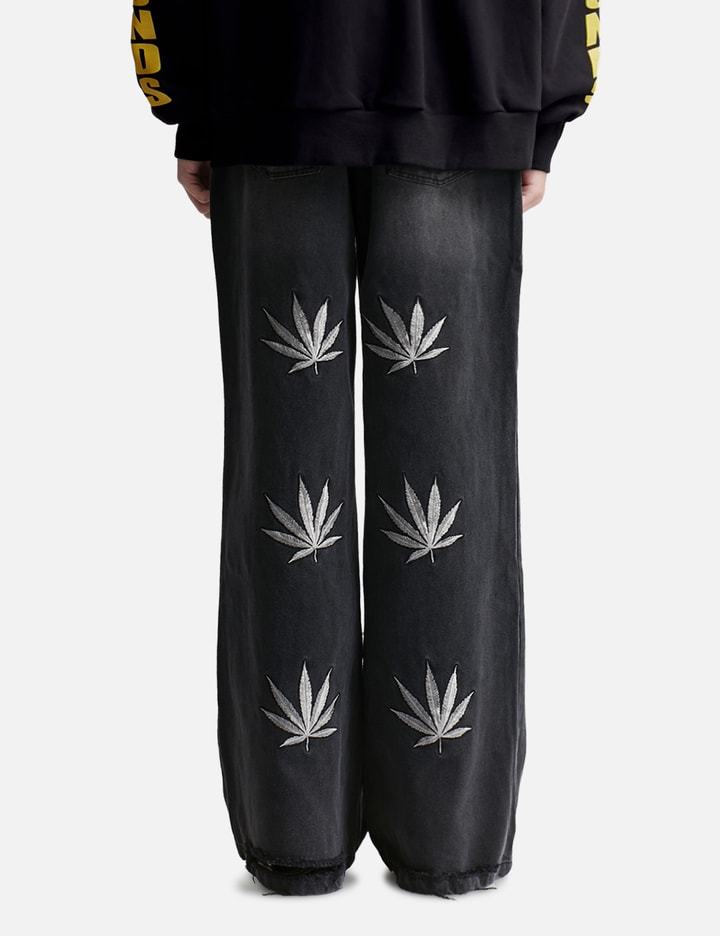 HauntedStarbucks - Flared Leaf Denim | HBX