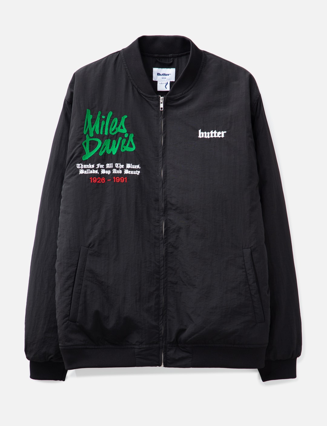 Butter Goods - Butter Goods x Miles Davis Miles Bomber Jacket | HBX