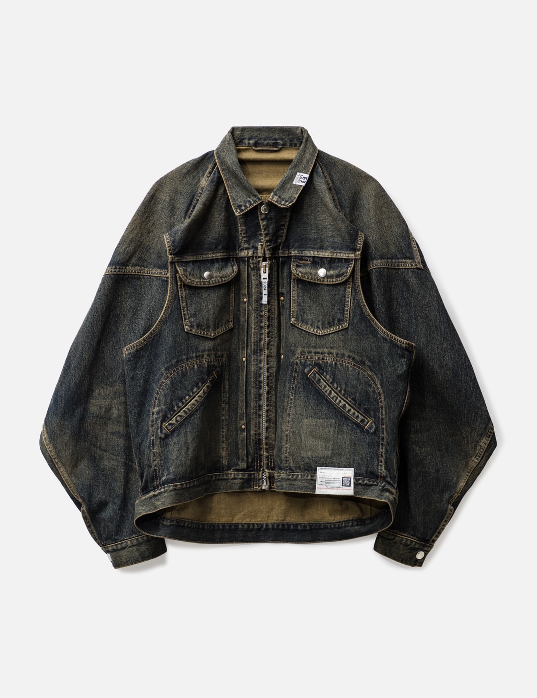 Maison Mihara Yasuhiro - Double Armhole Denim Jacket | HBX