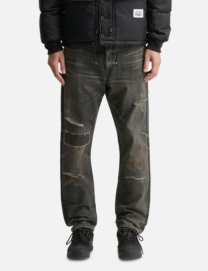 NEIGHBORHOOD Savage Denim DP Mid Pants - Black 12oz selvedge, Japanese ...