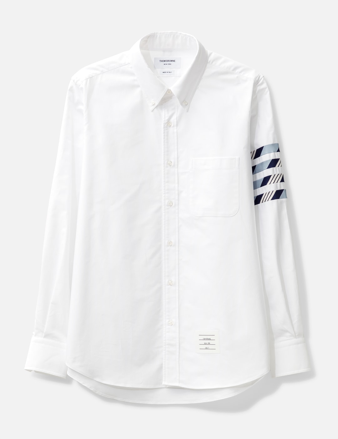 Thom Browne - 4-Bar Repp Stripe Shirt | HBX - Globally Curated Fashion ...