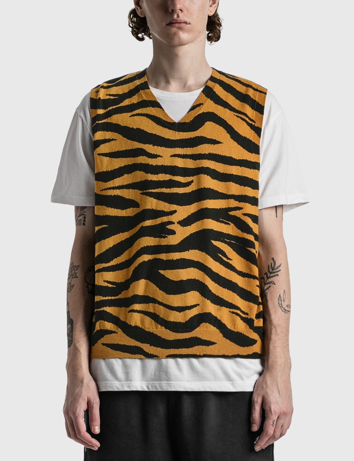 Stüssy - Tiger Printed Sweater Vest | HBX - Globally Curated Fashion ...