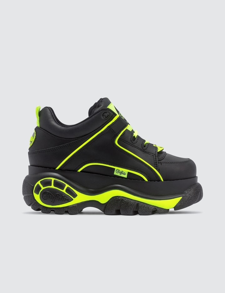 Buffalo London - Buffalo Classic Neon Low Top Platform Sneakers | HBX