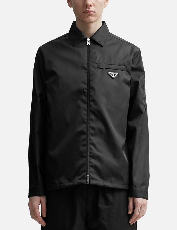 Prada - RE-NYLON ZIP UP SHIRT JACKET | HBX