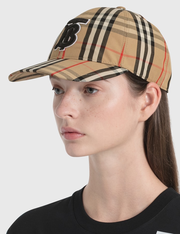 Burberry - Monogram Motif Vintage Check Cotton Baseball Cap | HBX - Globally Curated Fashion and ...