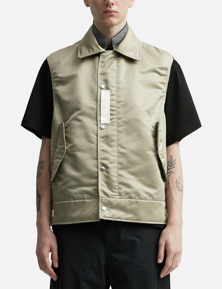 Sacai - Nylon Twill Vest | HBX