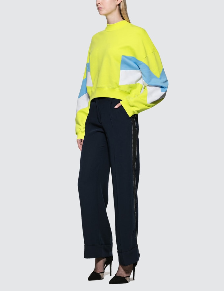 MSGM - Sport Intarsia Sweatshirt | HBX - Globally Curated Fashion and ...