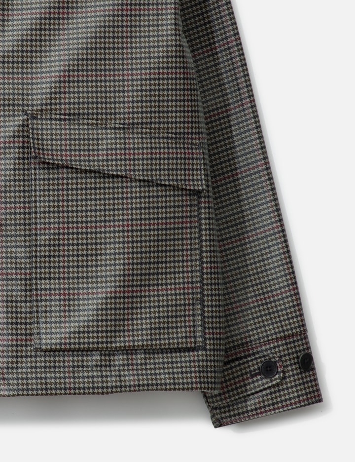 NEITHERS Reimagined Coated Houndstooth Check Jacket - Fleece-lined, two ...
