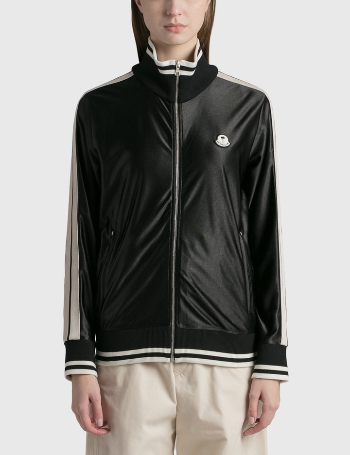 Moncler Genius - 8 Moncler Palm Angels Shiny Zip-Up Sweatshirt | HBX ...