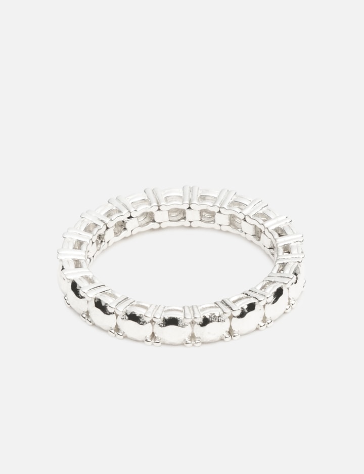 COLDFRAME - Silver Diamond Tennis Ring | HBX