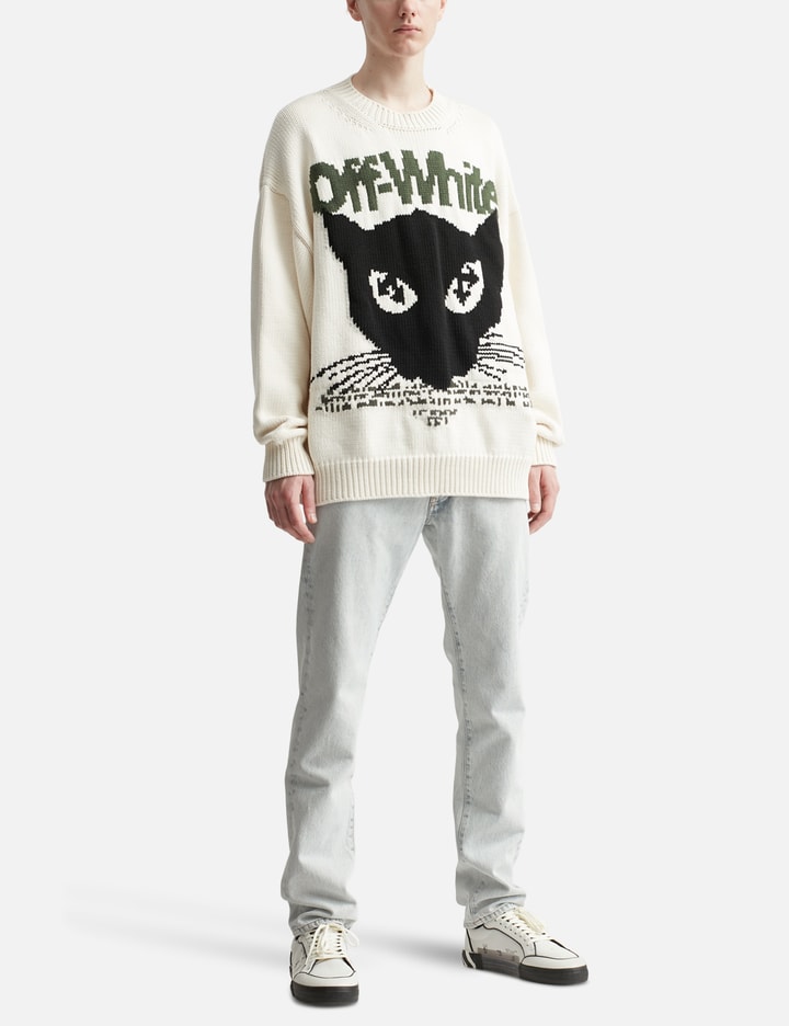 Off-White™ - CAT CHUNKY CREWNECK | HBX - Globally Curated Fashion and ...