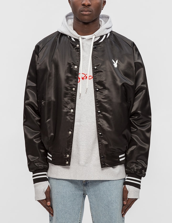 Joyrich - Joyrich x Playboy Basic Satin Jacket | HBX - Globally Curated Fashion and Lifestyle by ...