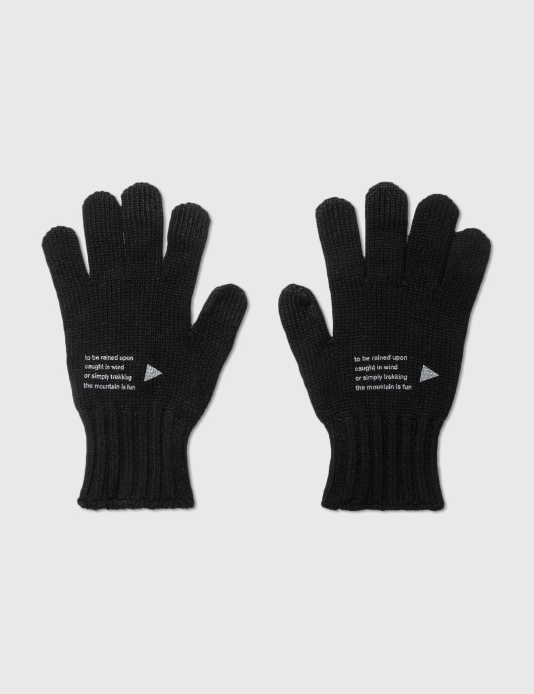 and wander - Wool Knit Glove | HBX - Globally Curated Fashion and ...