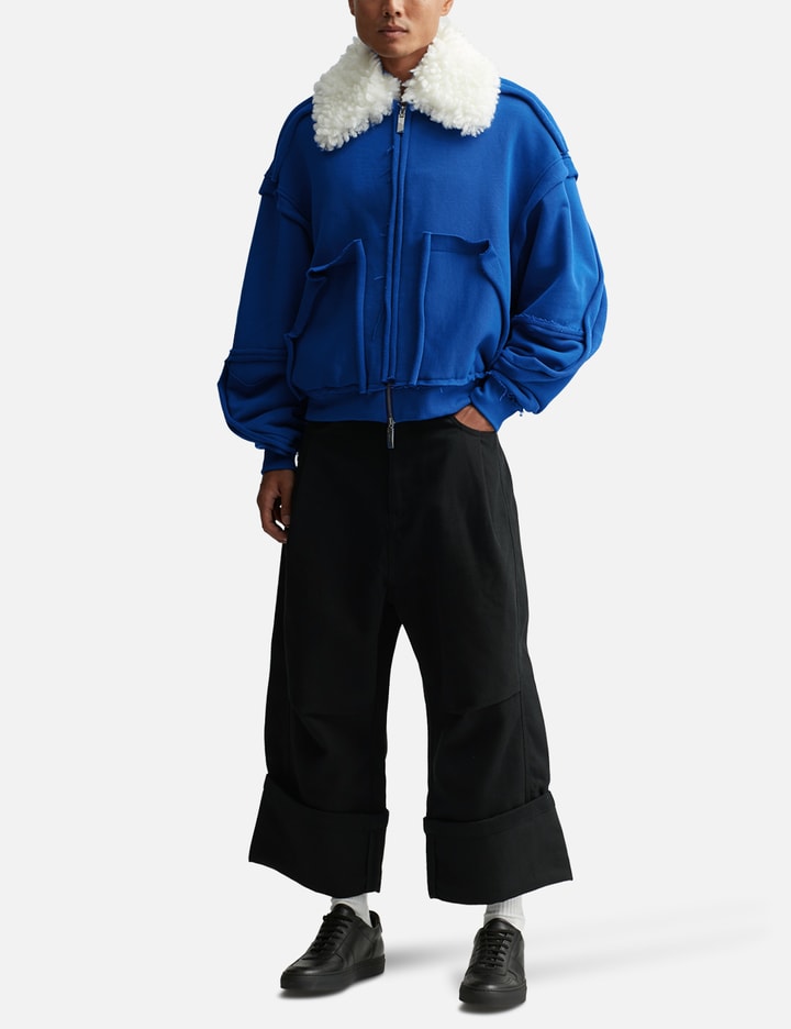 Ader Error - Mustang Jersey Jacket With Detachable Collar | HBX - Globally Curated Fashion and ...