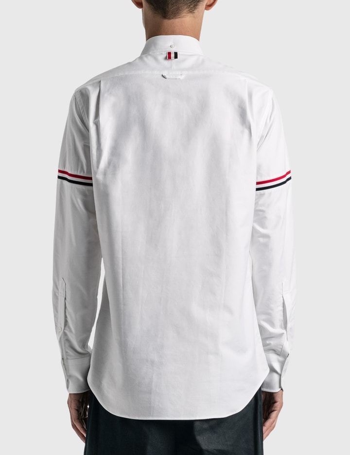 Thom Browne - Oxford Seamed Elastic Stripe Classic Shirt | HBX ...