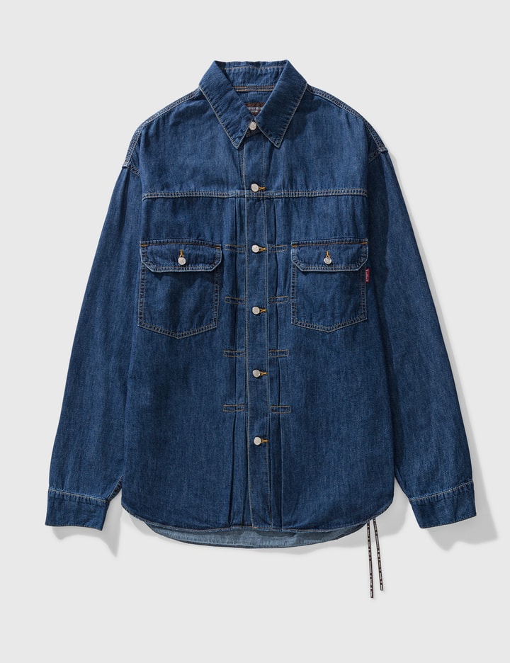 Mastermind Japan - Denim Shirt | HBX - HYPEBEAST 為您搜羅全球潮流時尚品牌
